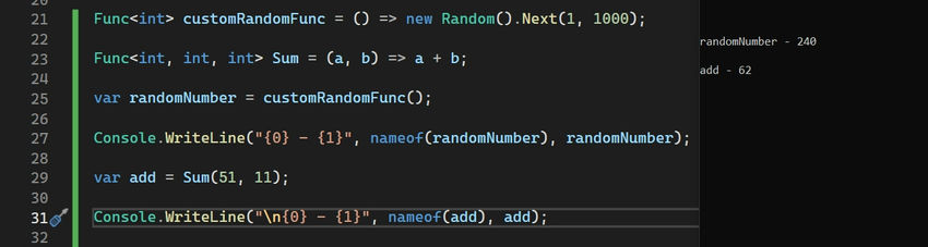 Func Delegates in .NET Core C#: Syntax, Usage and Examples