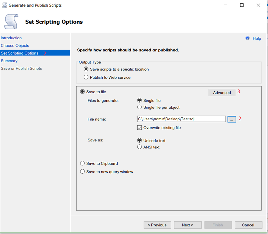 Generate Backup And Script File In Sql Server 2014 9874