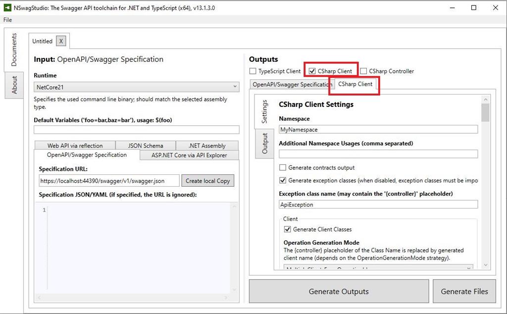 NSwagStudio - Generate C# Client Code Of ASP.NET Core Web API π NSwagStudio - Generate C# Client Code Of ASP.NET Core Web API π