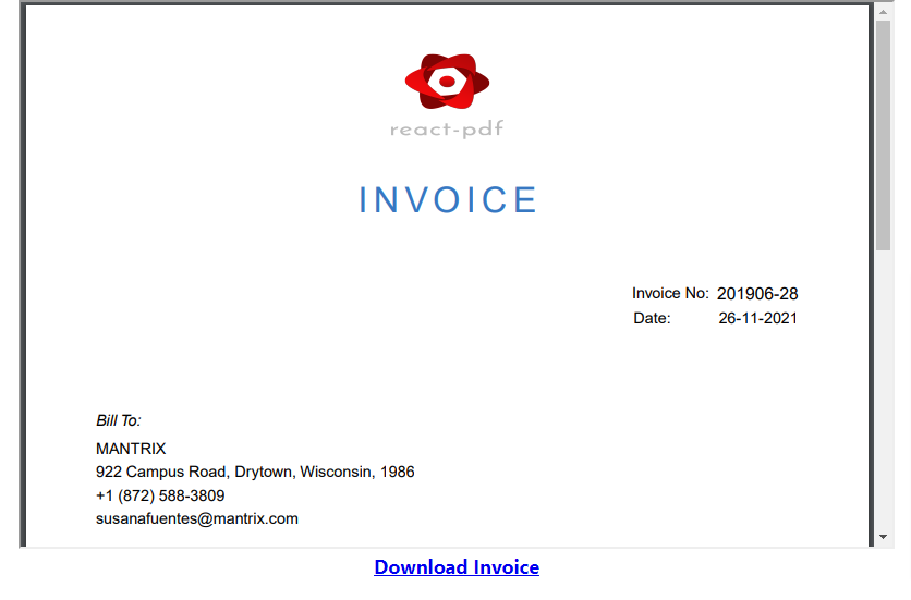 Generate Dynamic PDF With Custom Style In React