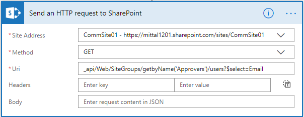 Generate JSON Payload Using MS Flow