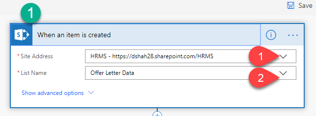 Create Word Document from SharePoint List with MS Flow & Quick Parts