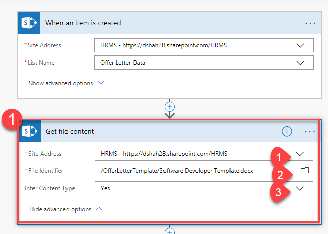 Create Word Document from SharePoint List with MS Flow & Quick Parts