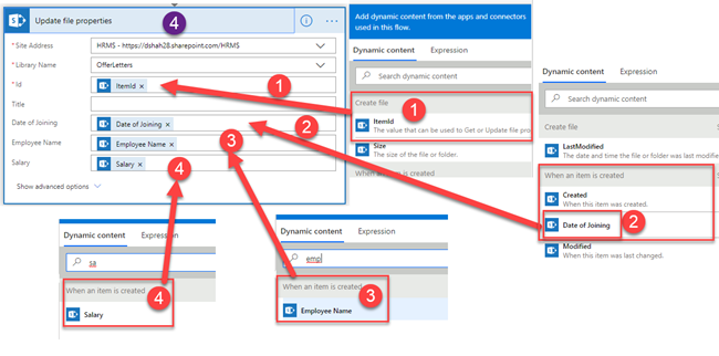 Create Word Document from SharePoint List with MS Flow & Quick Parts
