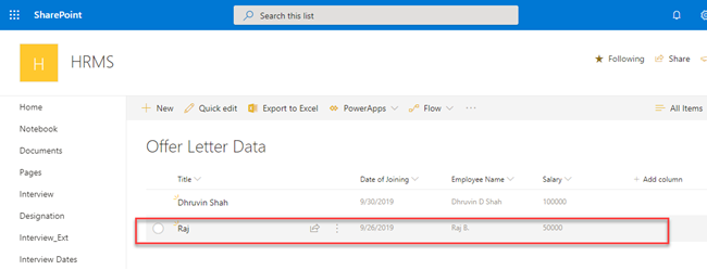 Create Word Document from SharePoint List with MS Flow & Quick Parts