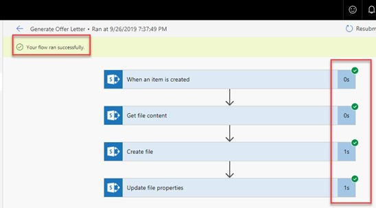Create Word Document from SharePoint List with MS Flow & Quick Parts