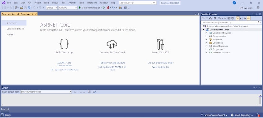 Generate PDF Files in .NET Core 6 Web API Using PDFSharp