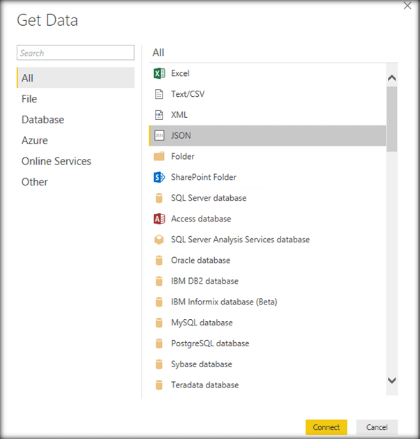 Generate Power BI Reports From Data In JSON File