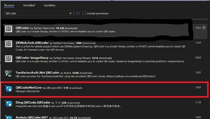 Generate QR Code using C# Console Application
