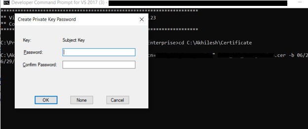 Generating Certificate and Private Key Files Generating Certificate and Private Key Files