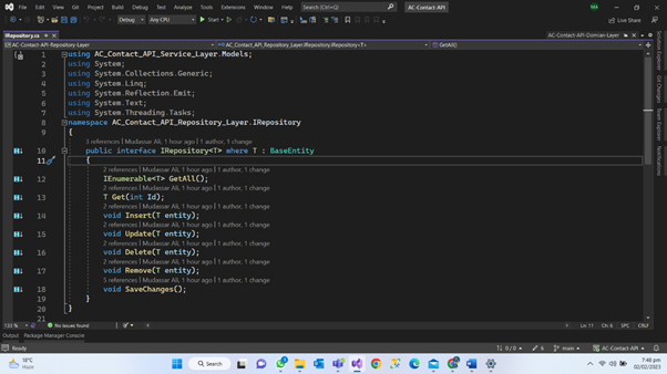 Generic Interface And Generic Repository For Developing ASP.NET Core ...