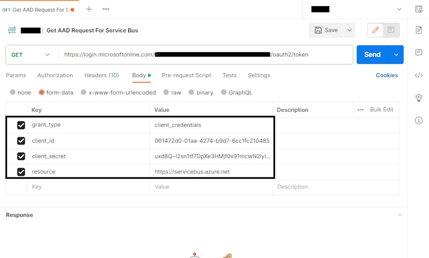 Get The Azure Ad Token By Using The Postman