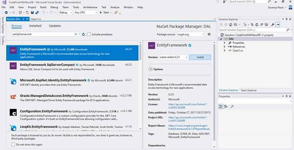 Get Your Hands On Entity Framework Code First Workflow With New Database And Existing Database