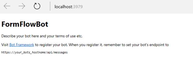 Getting Started With Conversational Forms And Formflow Using Microsoft Bot Framework