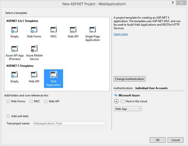 Getting Started With ASP.NET 5 Web Application Getting Started With ASP.NET 5 Web Application
