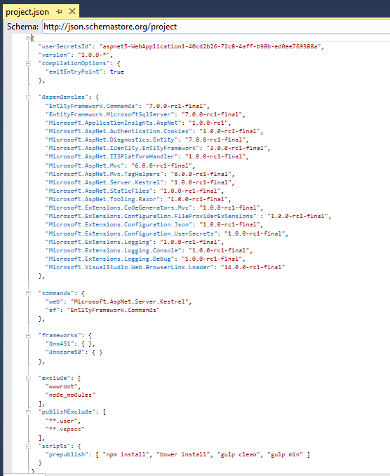Getting Started With ASP.NET 5 Web Application
