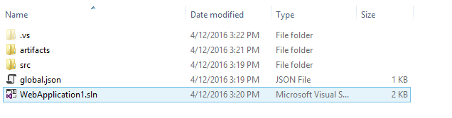 Getting Started With ASP.NET 5 Web Application