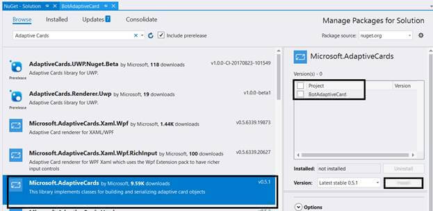 Getting Started With Adaptive Card Design Using Microsoft Bot Framework