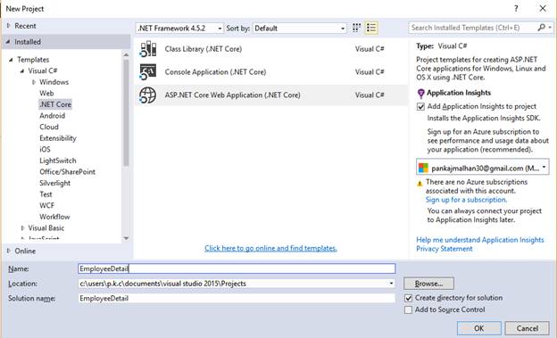 Getting Started With Asp Core And Entity Framework Core