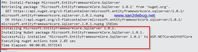 Getting Started With ASP.NET Core, EF Core Using SQL Server On Windows