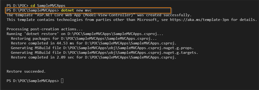Getting Started With ASP.NET Core MVC Apps Using VS Code
