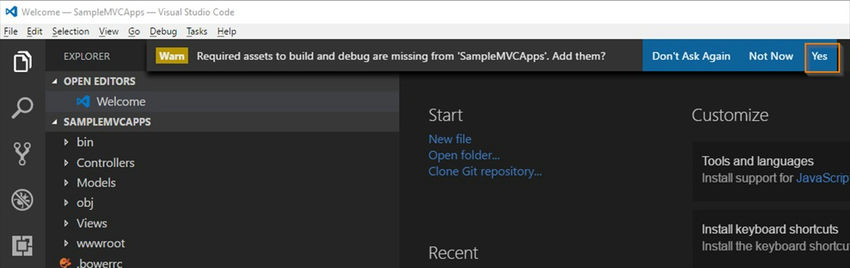 Getting Started With Aspnet Core Mvc Apps Using Vs Code