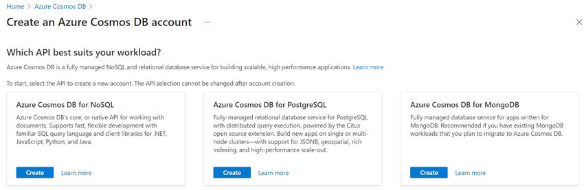 Getting Started with Azure Cosmos DB Account Creation
