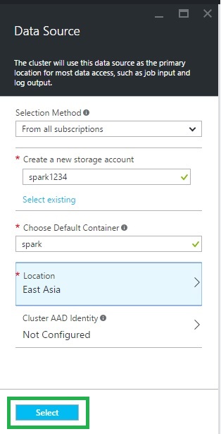 Create Spark Cluster with Azure HDInsight - Part One