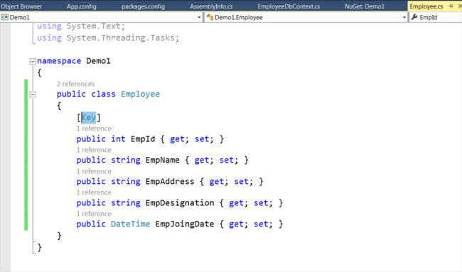 Getting Started With Entity Framework
