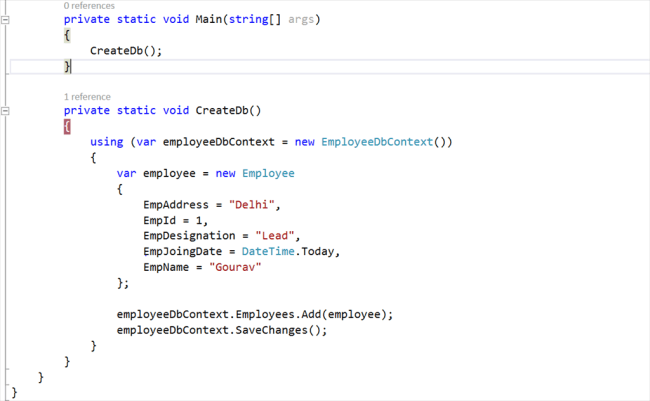 Getting Started With Entity Framework