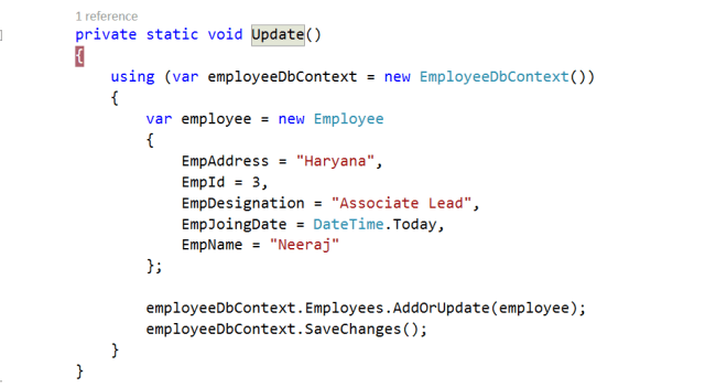 Getting Started With Entity Framework