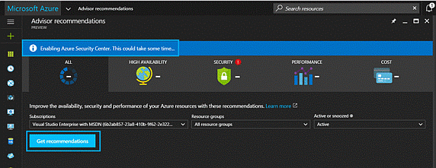 Getting Started With Microsoft Azure Advisor