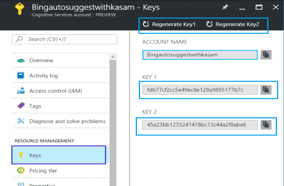 Getting Started With Microsoft Azure Cognitive Services - Bing Autosuggest API