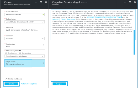 Getting Started With Microsoft Azure Cognitive Services - Web Language Model API
