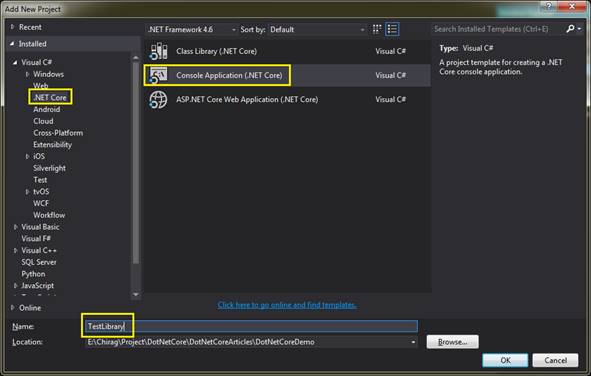 Getting Started With .NET Core With Windows And Visual Studio 2015 - Part Two