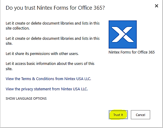 Getting Started With Nintex Forms For Office 365 Sharepoint Online