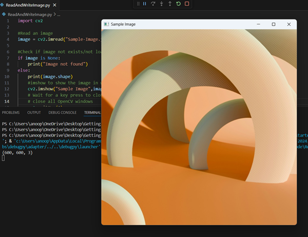 Getting started with OpenCV