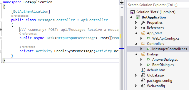 FAQs Answering Bot Using Bot Framework And QnA Maker service