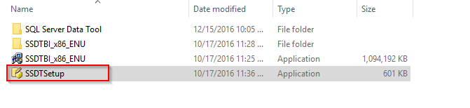 Getting Started With SSDT 2016 Using Visual Studio 2015