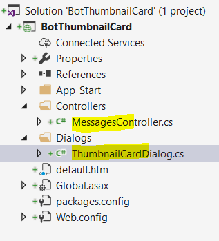Getting Started With Thumbnail Card Design Using Microsoft Bot Framework