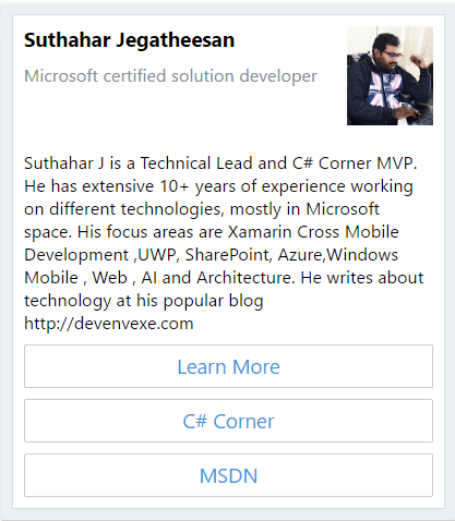 Getting Started With Thumbnail Card Design Using Microsoft Bot Framework