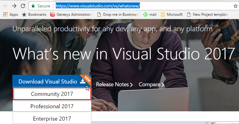 Getting Started With Visual Studio Community 2017