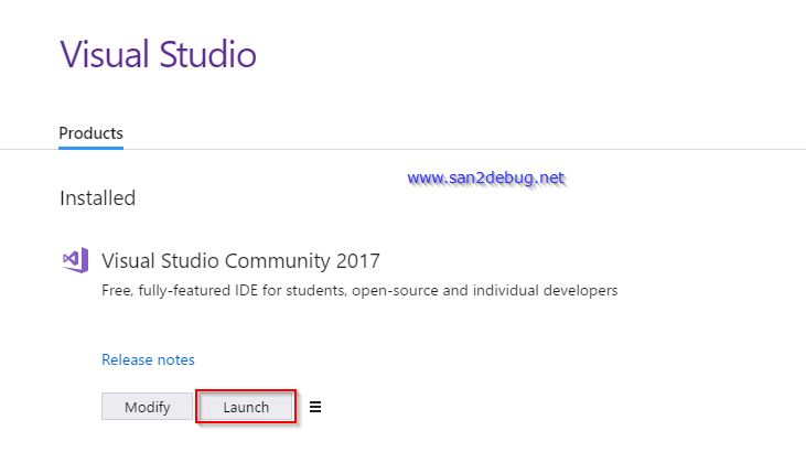 Getting Started With Visual Studio Community 2017