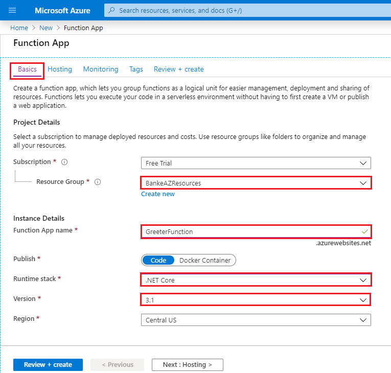 Getting Started with the Windows Azure Function App