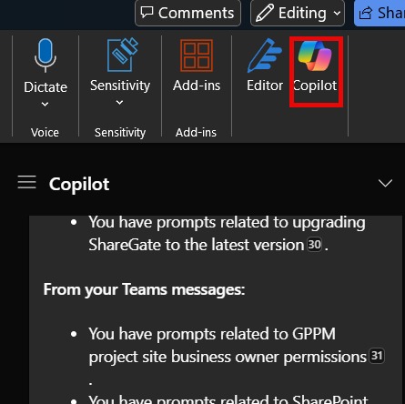 Getting to know Microsoft Copilot Prompts