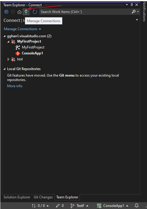Git GUI Clients (1), Visual Studio