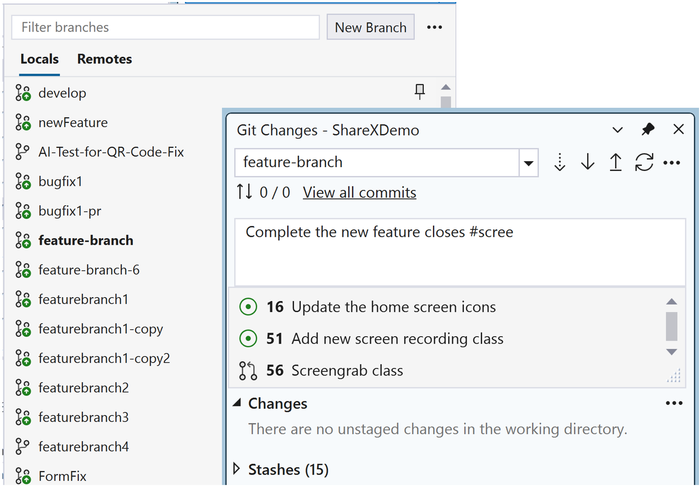 Git GUI Clients (1), Visual Studio