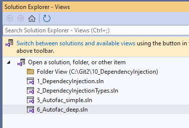 Git - Multiple Visual Studio Solutions In A Single Git Repository