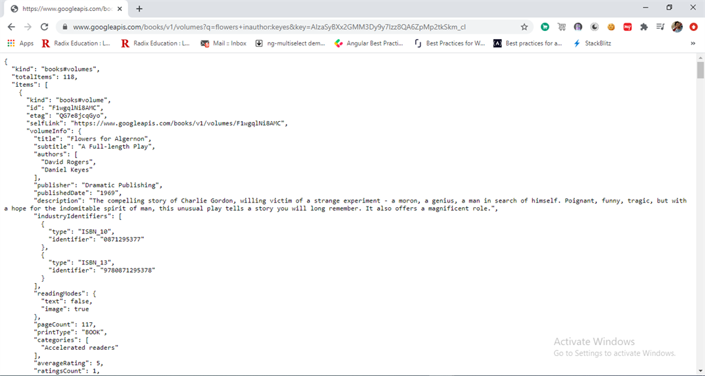 Google Books Search Using Google Books Search API In ReactJS
