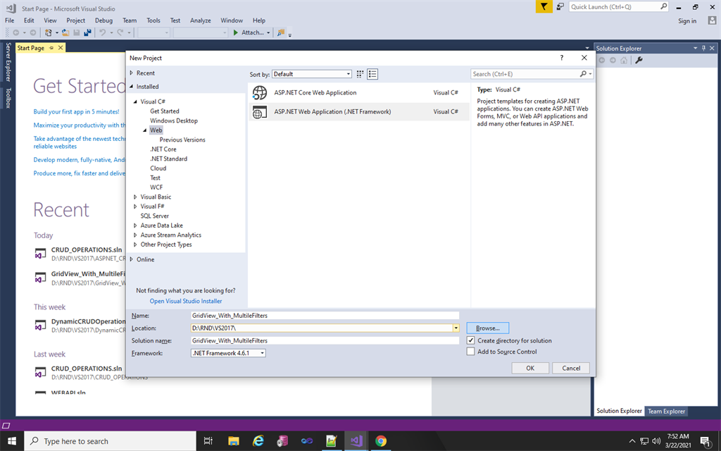 GridView With Multiple Filters